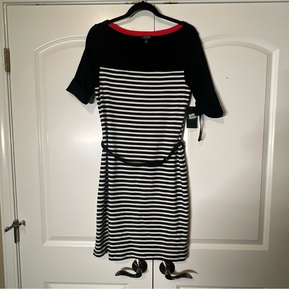 Lauren Ralph Lauren | Dresses | Nwt Lauren Ralph Lauren Black White ...